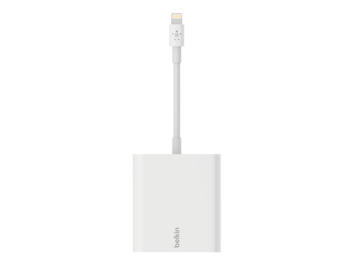 Belkin - network adapter - Lightning - Gigabit Ethernet (PoE) x 1 ...