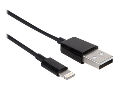 Axiom Lightning cable - Lightning / USB 2.0 - 6 ft - LGMUSBAMK06-AX ...