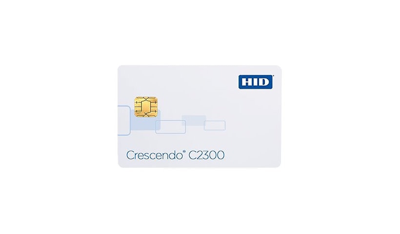 HID Crescendo 2300 + Prox Contact/Contactless Interface Card - 402301FB ...