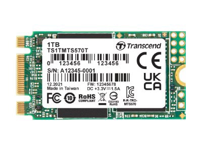 Transcend 512GB M.2 2242 SATA3 Solid State Drive with Wide Temperature ...