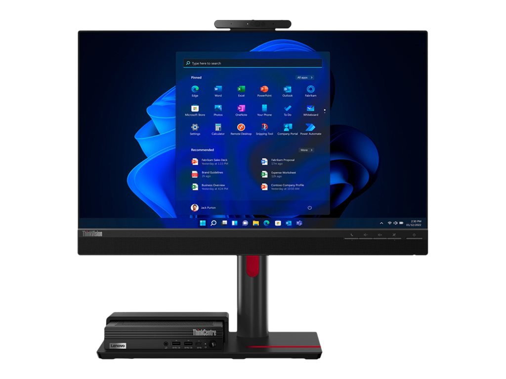 Lenovo ThinkCentre Tiny-in-One Flex 24v - LED monitor - Full HD (1080p ...
