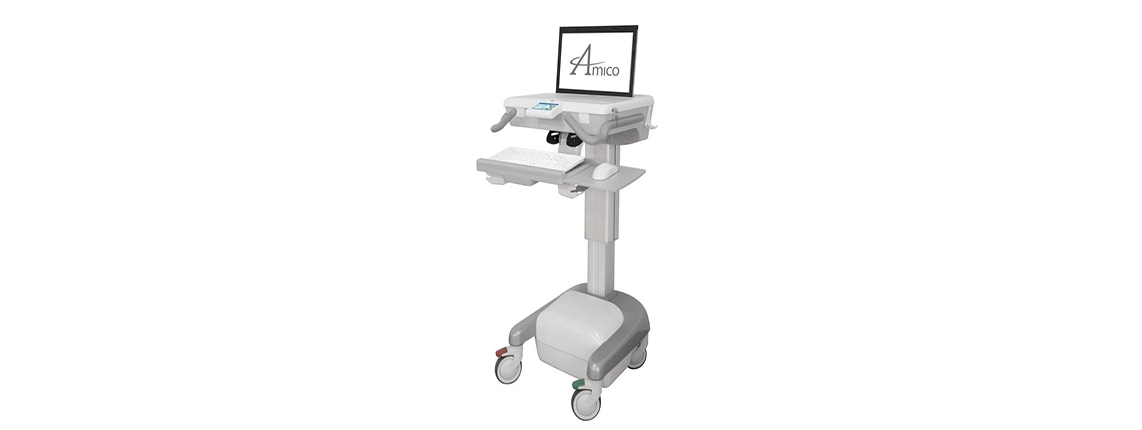 Amico Hummingbird Laptop Powered Electric Lift Cart - HML-P-ELE-UU38 ...