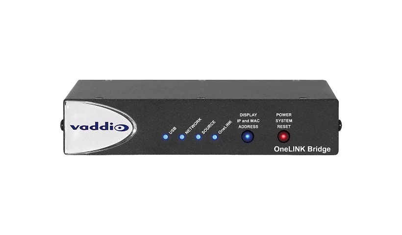 Vaddio DocCAM 20 HDBT OneLINK Bridge System - Black - 999-9968-301 ...