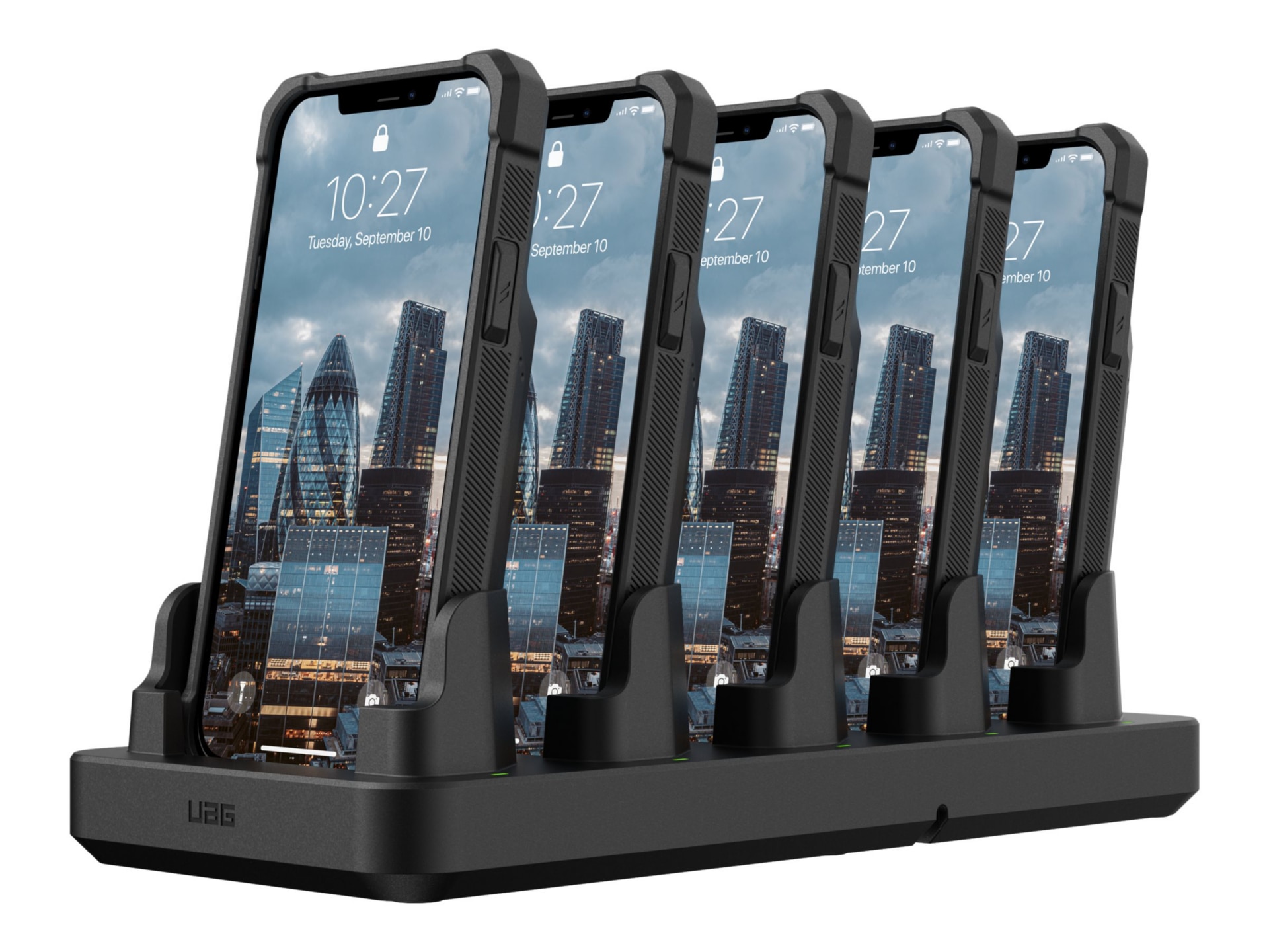 UAG Rugged Workflow 5-Slot Case Charging Station- Black - 114019BW4040 ...