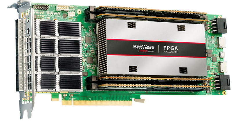 Molex BittWare UltraScale+ FPGA PCIe Board - XUPVV8-0078 - Server ... Molex BittWare UltraScale+ FPGA PCIe Board - XUPVV8-0078 - Server ...