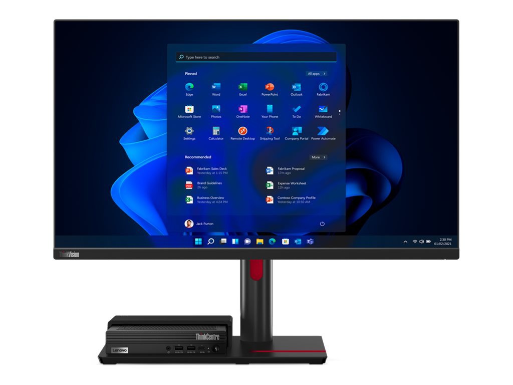 Lenovo ThinkCentre Tiny-in-One Flex 27i - LED monitor - Full HD (1080p ...