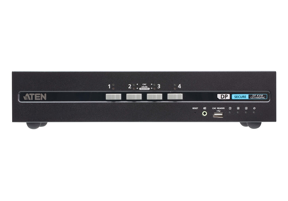 ATEN 4-Port USB 4K Dual Display Secure KVM Switch - CS1144DP4C - KVM Switches - CDW.com