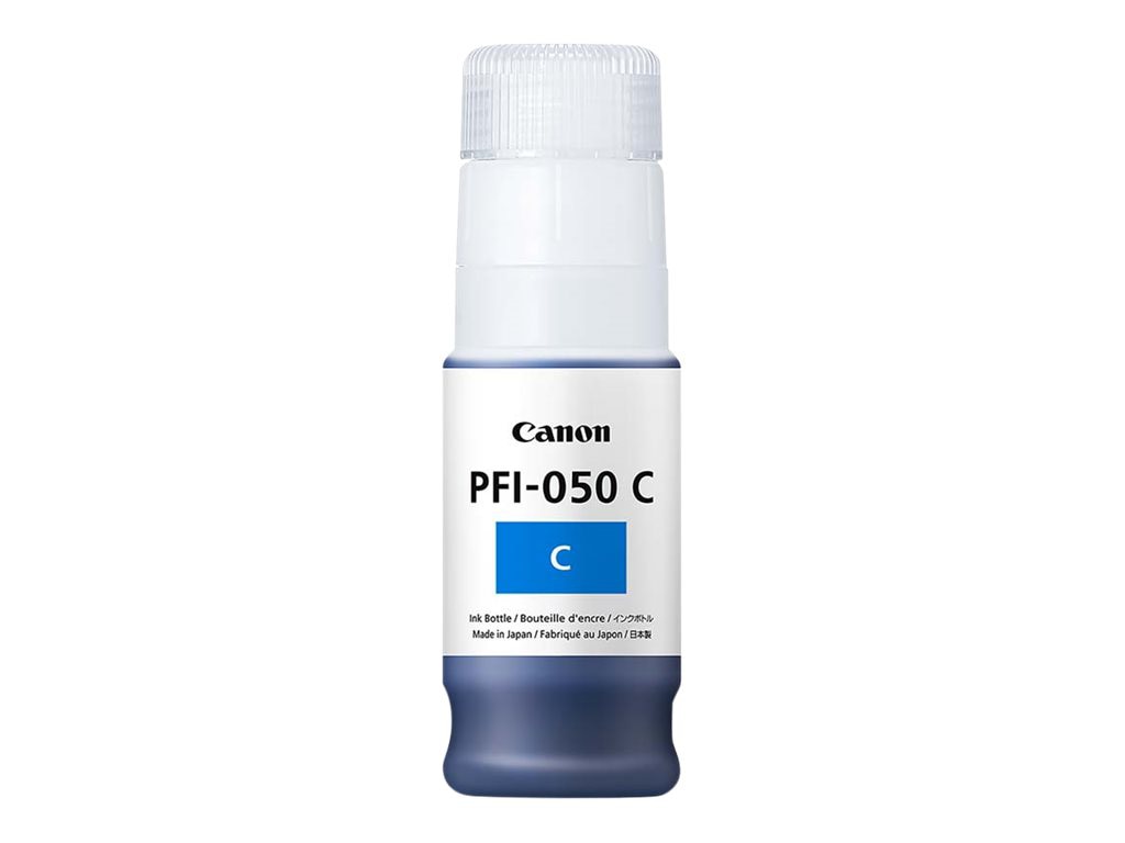 Canon PFI-050C - cyan - original - ink tank - 5699C001 - Inkjet Cartridges - CDW.com