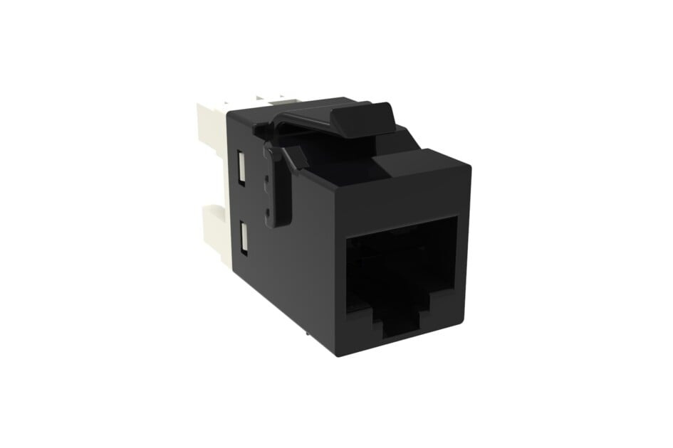 CommScope Uniprise UKJ Series CAT6 Unshielded Modular Jack - Black ...