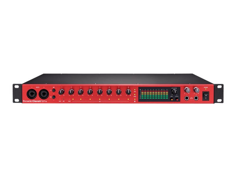 Focusrite Scarlett audio interface - CLARETT-PLUS-8PRE - Amplifiers ...