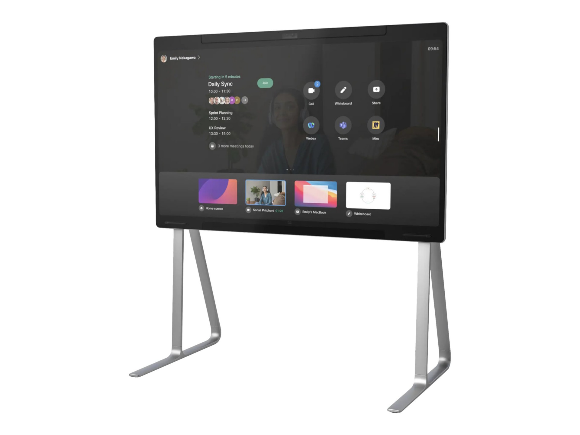 Cisco Webex Board Pro 55 - video conferencing device - CS-BRD55P-K9 ...