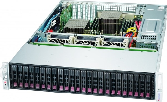 Intel Supermicro SC216B 2U 24-Bay JBOD Hard Drive Chassis - CDW071423 ...