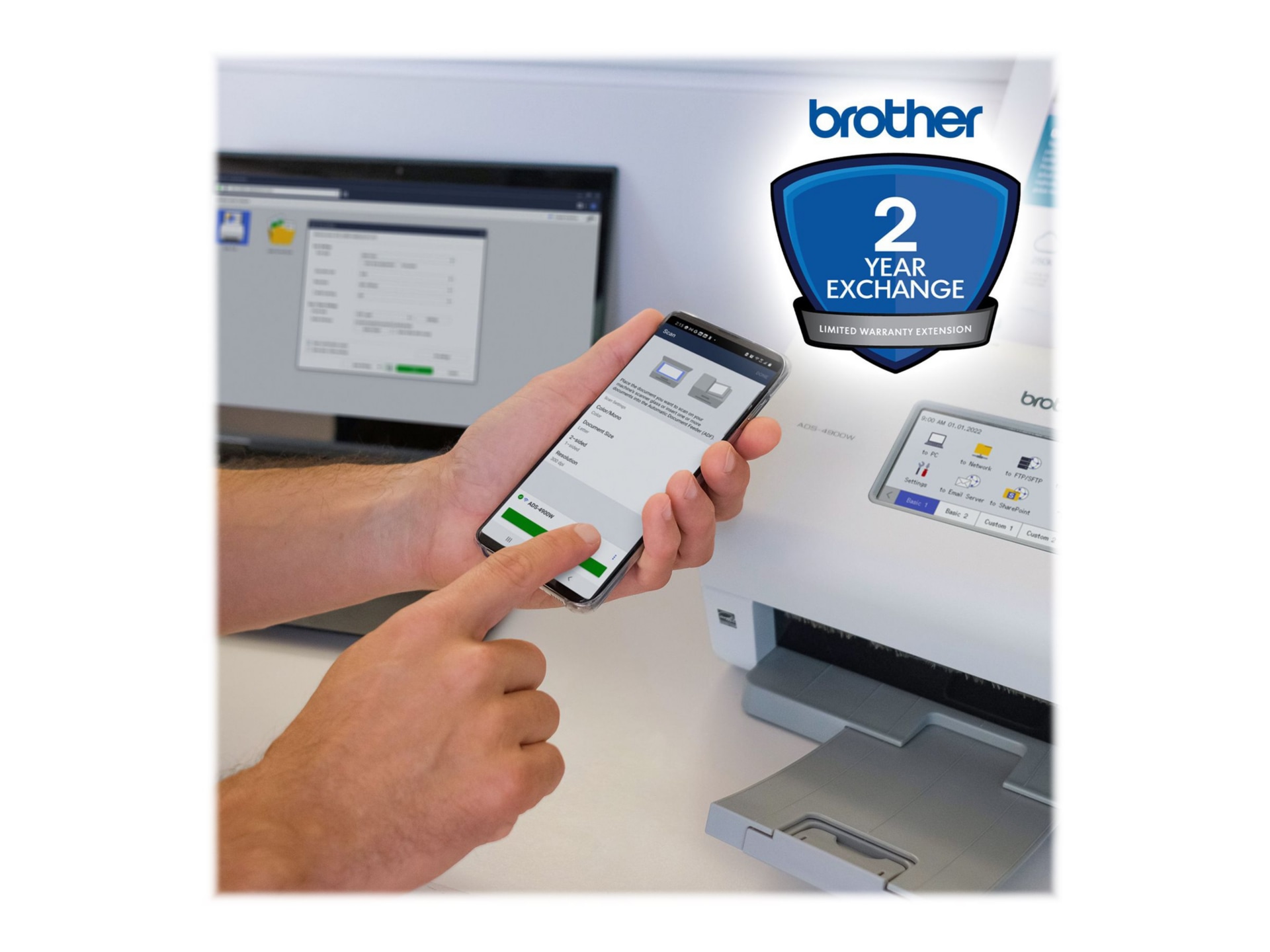 Brother Exchange Warranty - 2 years - shipment - ES3742EPSP ...