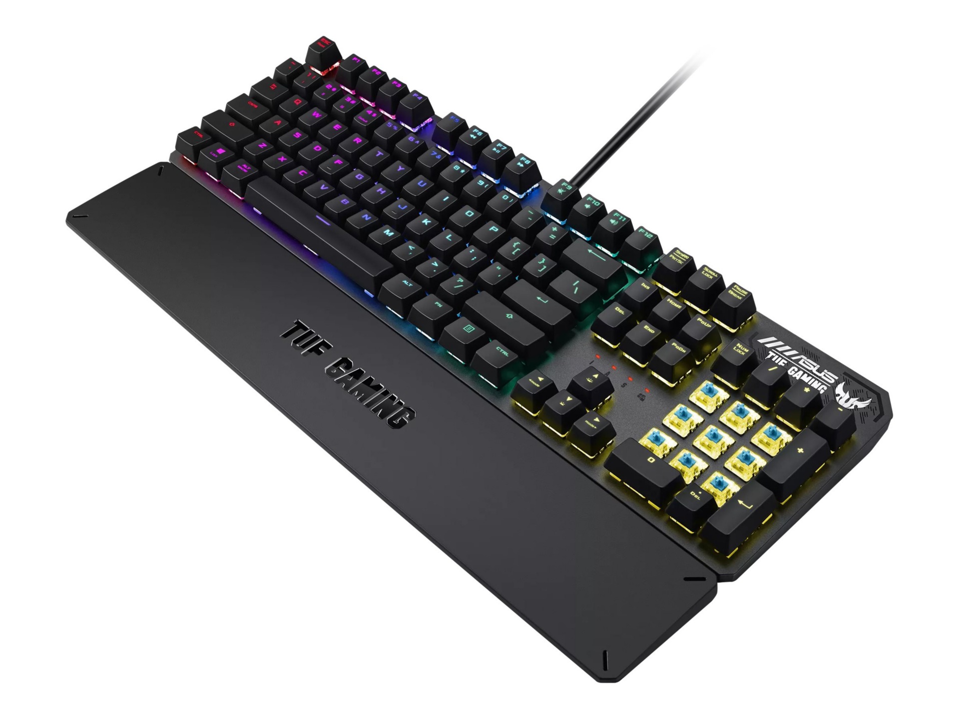 ASUS TUF Gaming K3 - keyboard - QWERTY - US - gunmetal gray Input ...