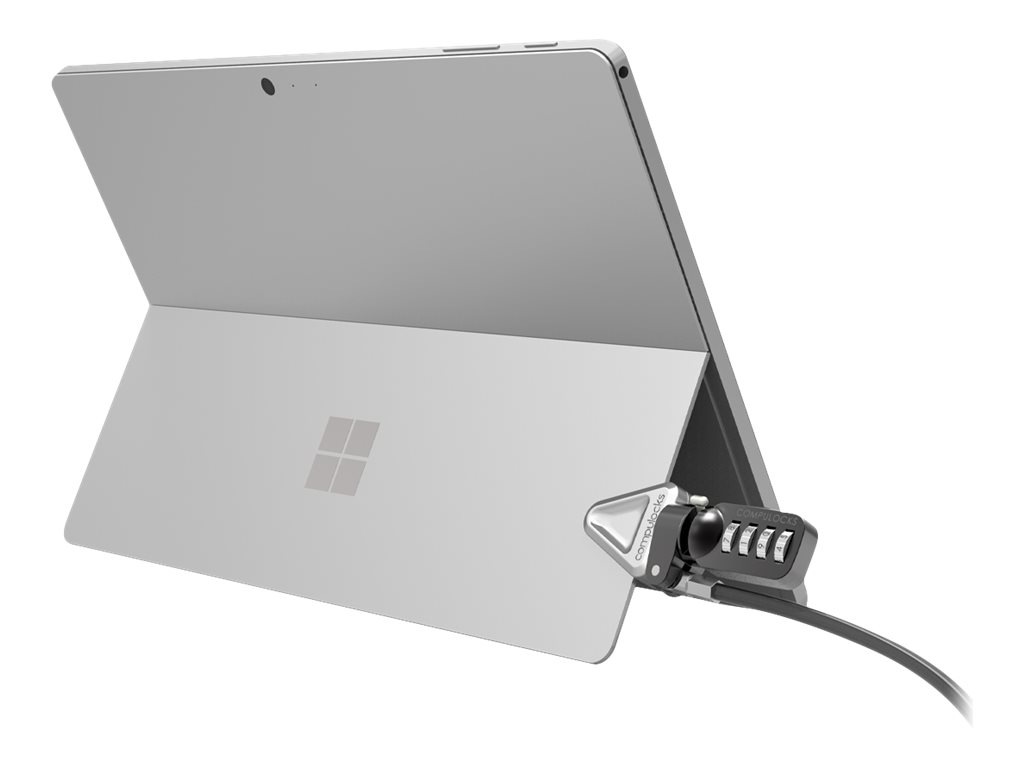 Compulocks Microsoft Surface Pro & Go Lock Adapter & Combination Cable ...