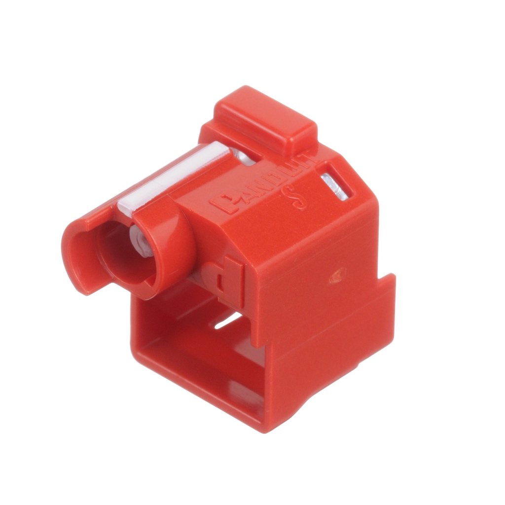 Panduit Super Recessed, Lock-In Devices, Red - PSL-DCPLSE-C - Cable ...