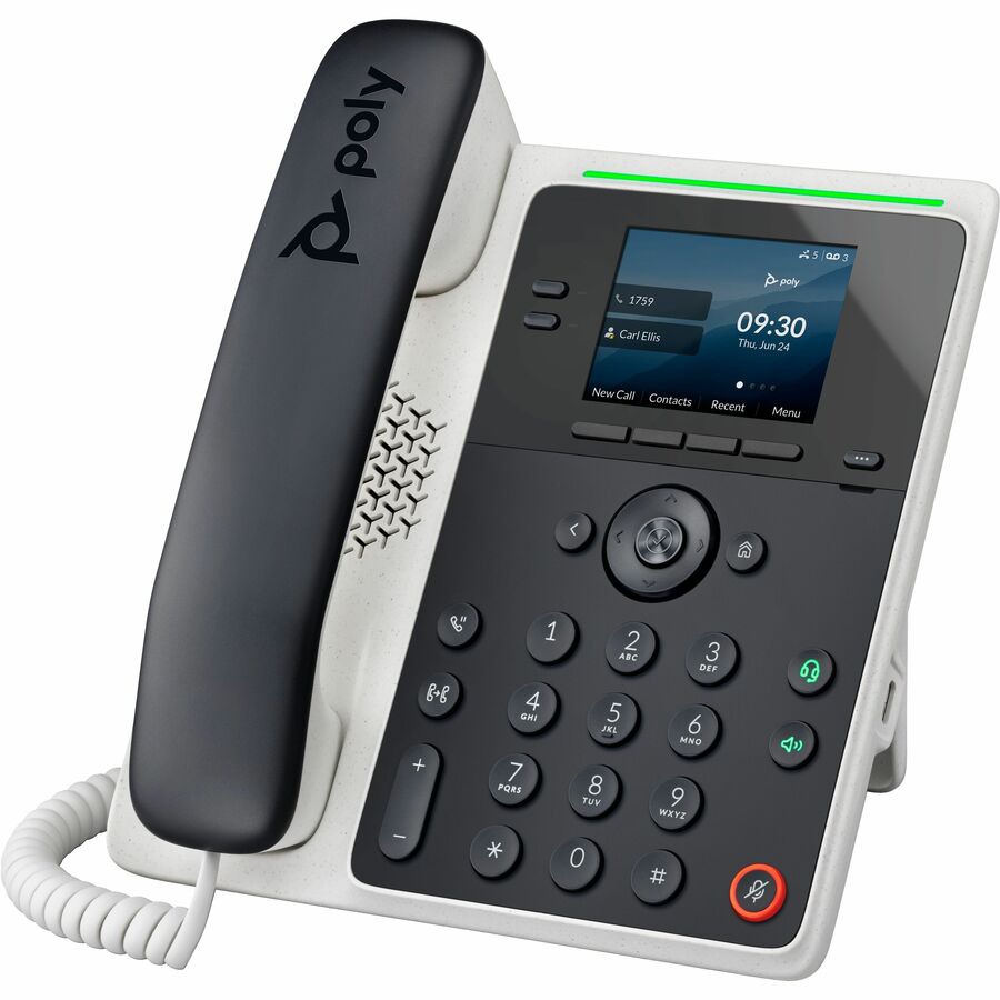 Poly Edge E100 IP Phone - Corded - Corded - Desktop, Wall Mountable ...