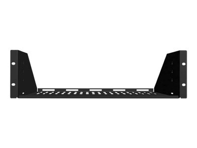 Sanus Component Series AV Rack Shelf - 1RU Vented Rack Shelf - Black ...
