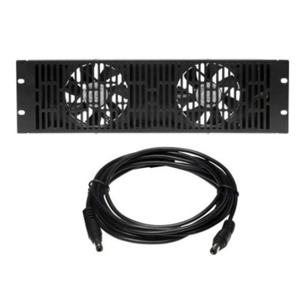 Sanus Component Series 3RU Ultra Quiet AV Rack Fan - Black - CAFQ01-B1 ...