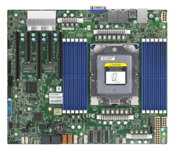 Supermicro Single Socket SP5 EPYC 9004 ATX Motherboard - MBD-H13SSL-NT ...