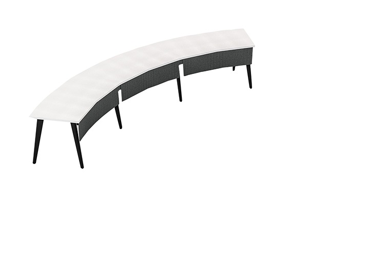 Salamander Designs 14'x4" 6-Person ARC Table - AT/6PT/CV/ AS/BO/BBB ...