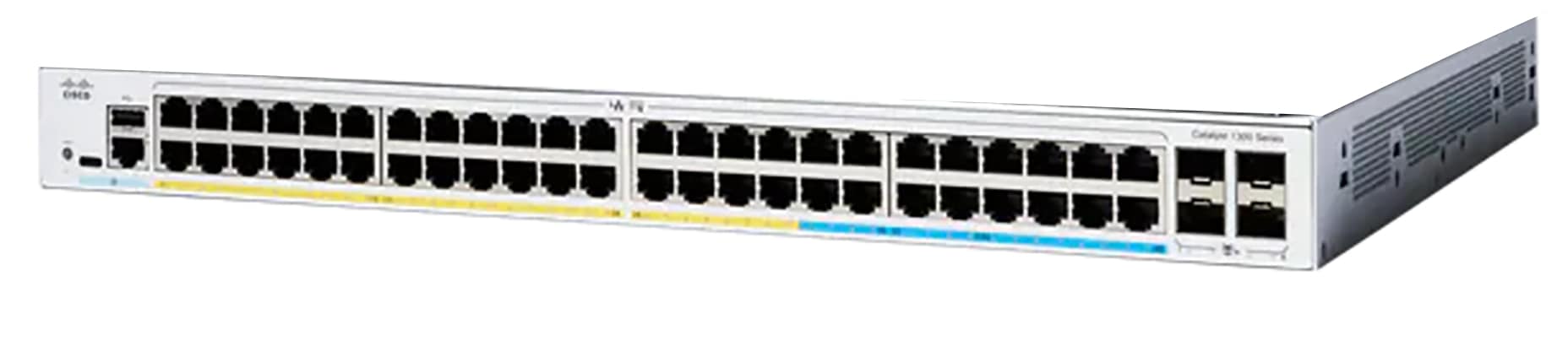 Cisco Catalyst 1300-48P-4X - switch - 48 ports - managed - rack ...
