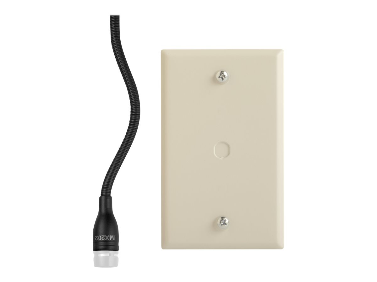 Shure Microflex Overhead MX202 - microphone - MX202BP/N - Microphones ...