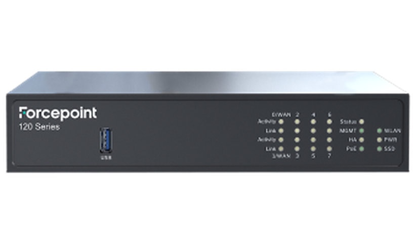 Forcepoint FlexEdge Secure SD-WAN 120L Hardware Security Appliance ... Forcepoint FlexEdge Secure SD-WAN 120L Hardware Security Appliance ...