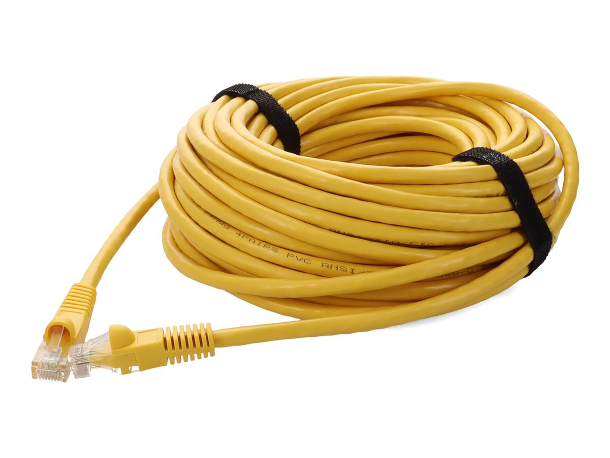 Proline 17ft Yellow CAT6A PVC Ethernet Cable Snagless Bubble Boot RJ-45 ...