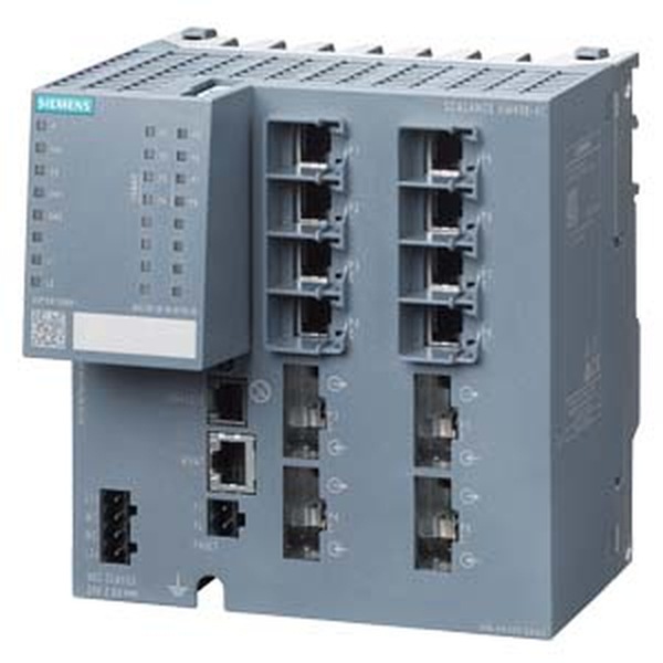 Siemens SCALANCE XM408-4C 8-Port Managed Modular IE Switch ...