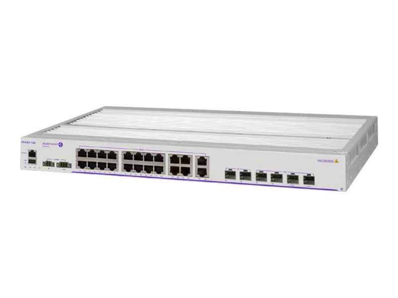 Alcatel-Lucent OmniSwitch 6465-P28 - switch - 28 ports - managed - rack ...