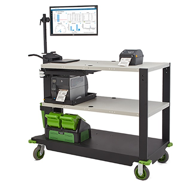 Newcastle Systems PC495NU4 Mobile Powered Workstation - Black ...