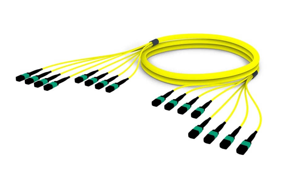 CommScope SYSTIMAX 30' MPO-12-Male/Male 96-Fiber Trunk Cable Assembly ...