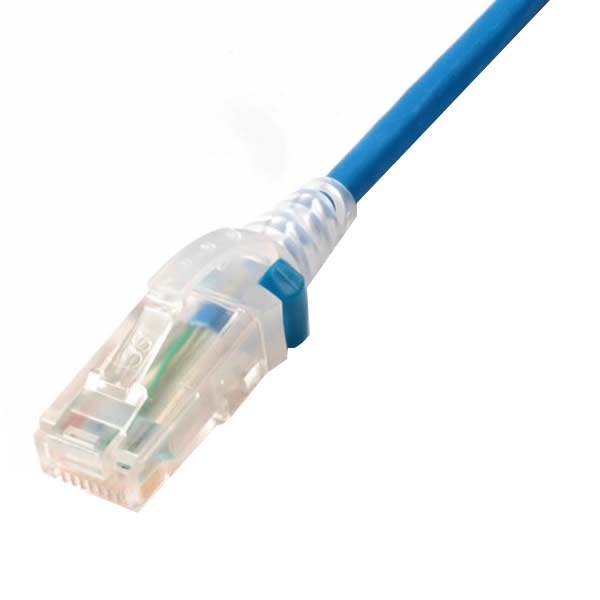 Siemon SkinnyPatch 25' CAT6A T568A/B RJ-45 Modular Patch Cord - Blue ...