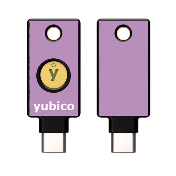 Yubico YubiStyle Cover for YubiKey 5, 5C Security Key - Purple - YUBI ...
