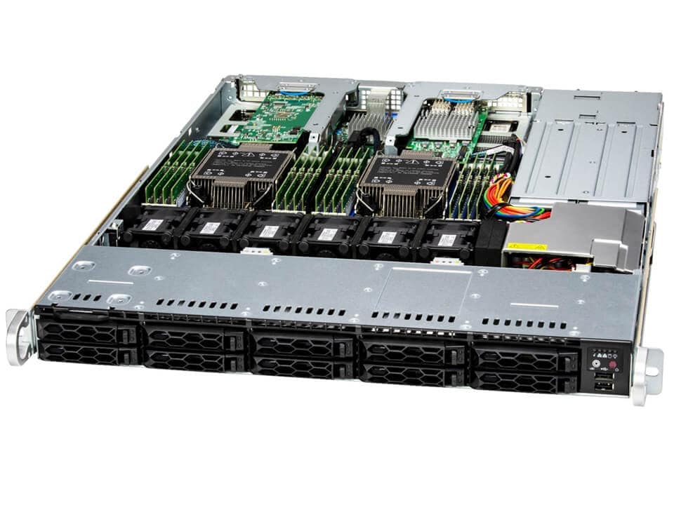 Supermicro CloudDC 1U SuperServer with Super X13DDW-A Motherboard ...