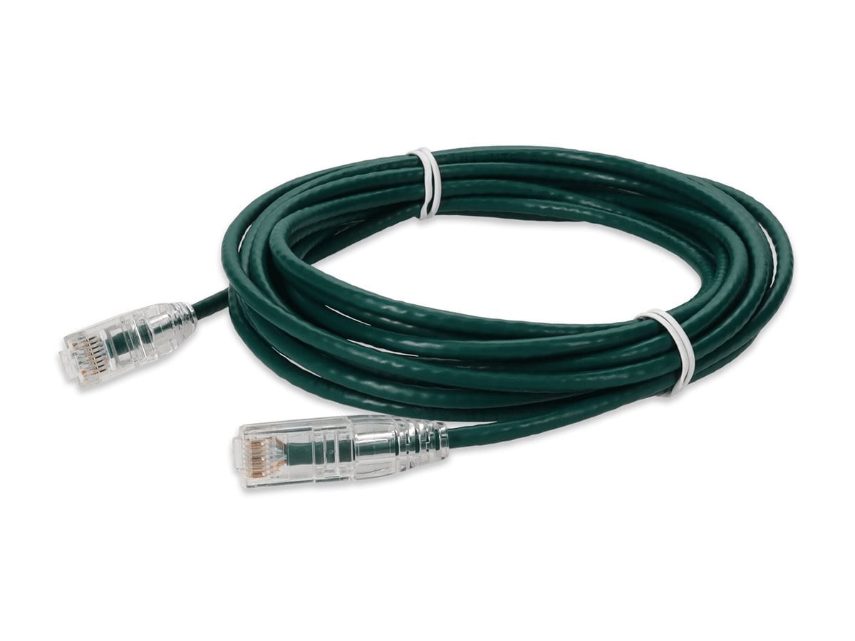 Proline 14ft Green CAT 6A Slim PVC Ethernet Cable Snagless Clear-Claw ...