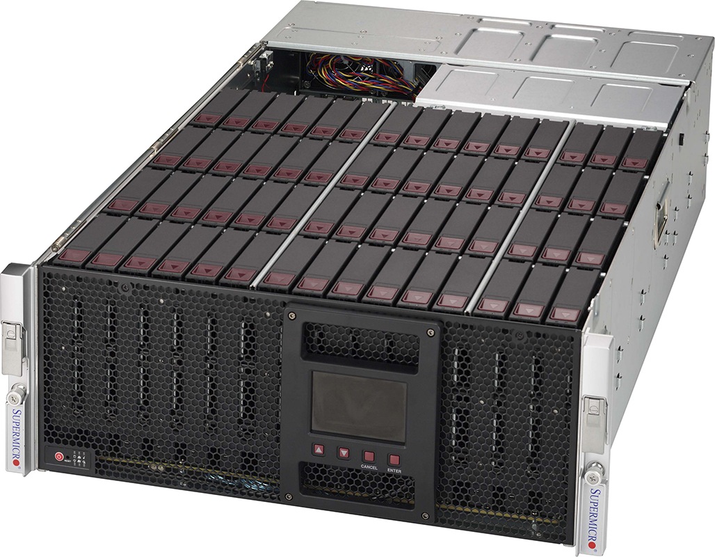 Supermicro 4U 60Drive Bay JBOD Top Loading Storage Server - 946SE2C ...