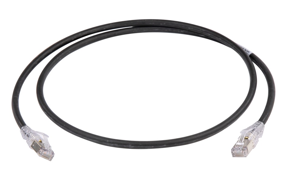 CommScope NETCONNECT 10m CAT6A RJ-45 Twisted Pair Patch Cord - Black ...