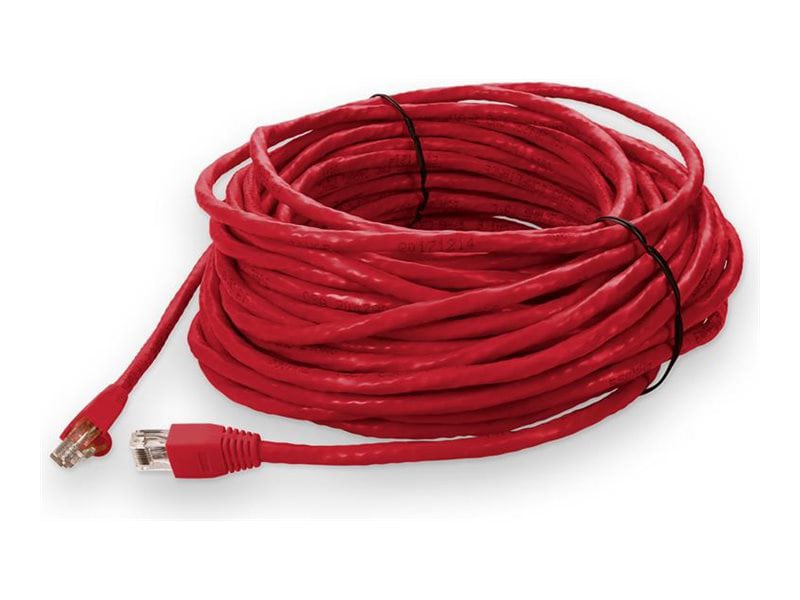 Proline 125ft Red CAT 6 PVC Ethernet Cable Snagless Bubble Boot RJ-45 M ...