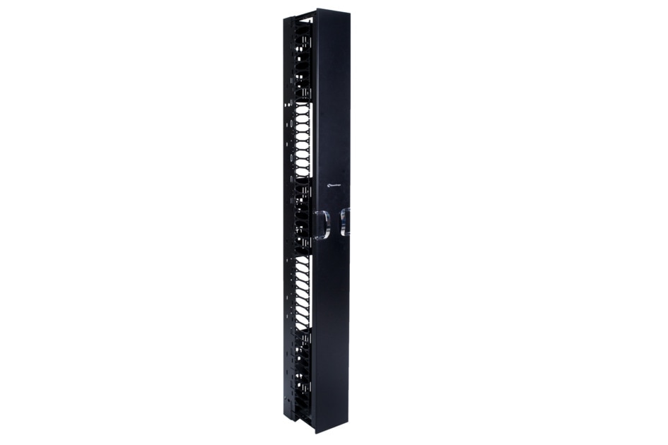 CommScope 12"x96" Single Sided Vertical Cable Management Kit with Door ...
