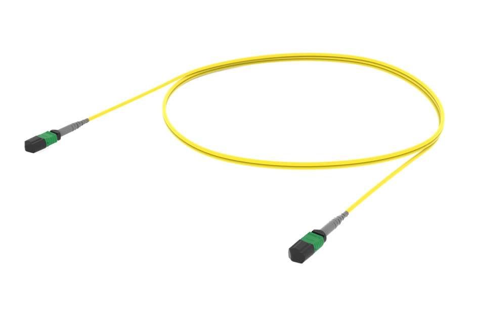 SYSTIMAX CommScope 5' Singlemode MPO-08/APC to MPO-08/APC 8-Fiber Fiber ...