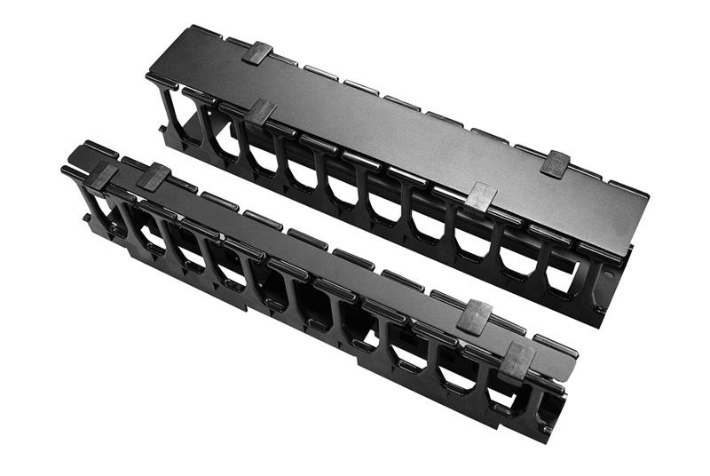 Cpi Universal Single Sided Horizontal Cable Manager Black 247659