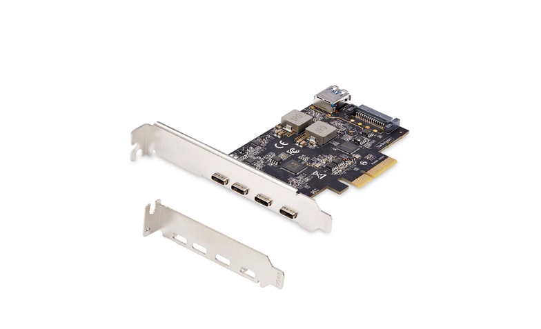 StarTech 5 Port USB PCIe Card USB 3.2 10Gbps PCI Express Card with 4x USB C Ports 1x USB A Internal Port PS4C3IA3 USB C CARD Storage Mounts Enclosures CDW