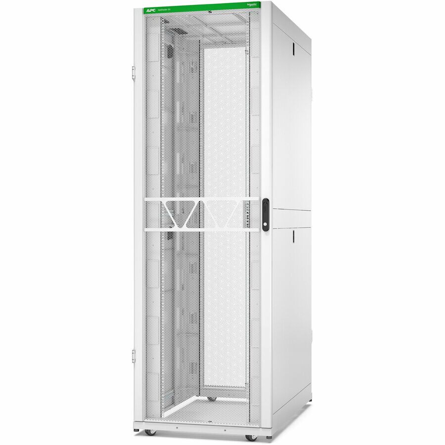 APC NetShelter SX Server Rack Gen 2, 48U, 2258H x 750W x 1200D mm, with Sides, White - AR3357W2 ...