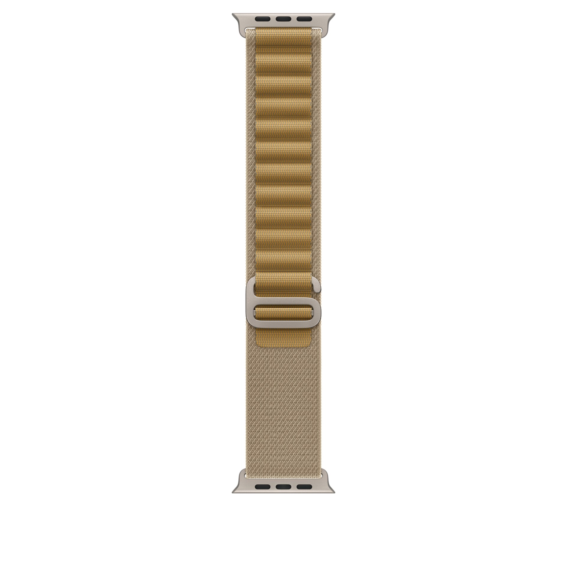 Apple Alpine Loop - Medium - Tan - For 49mm Case With Natural Titanium ...