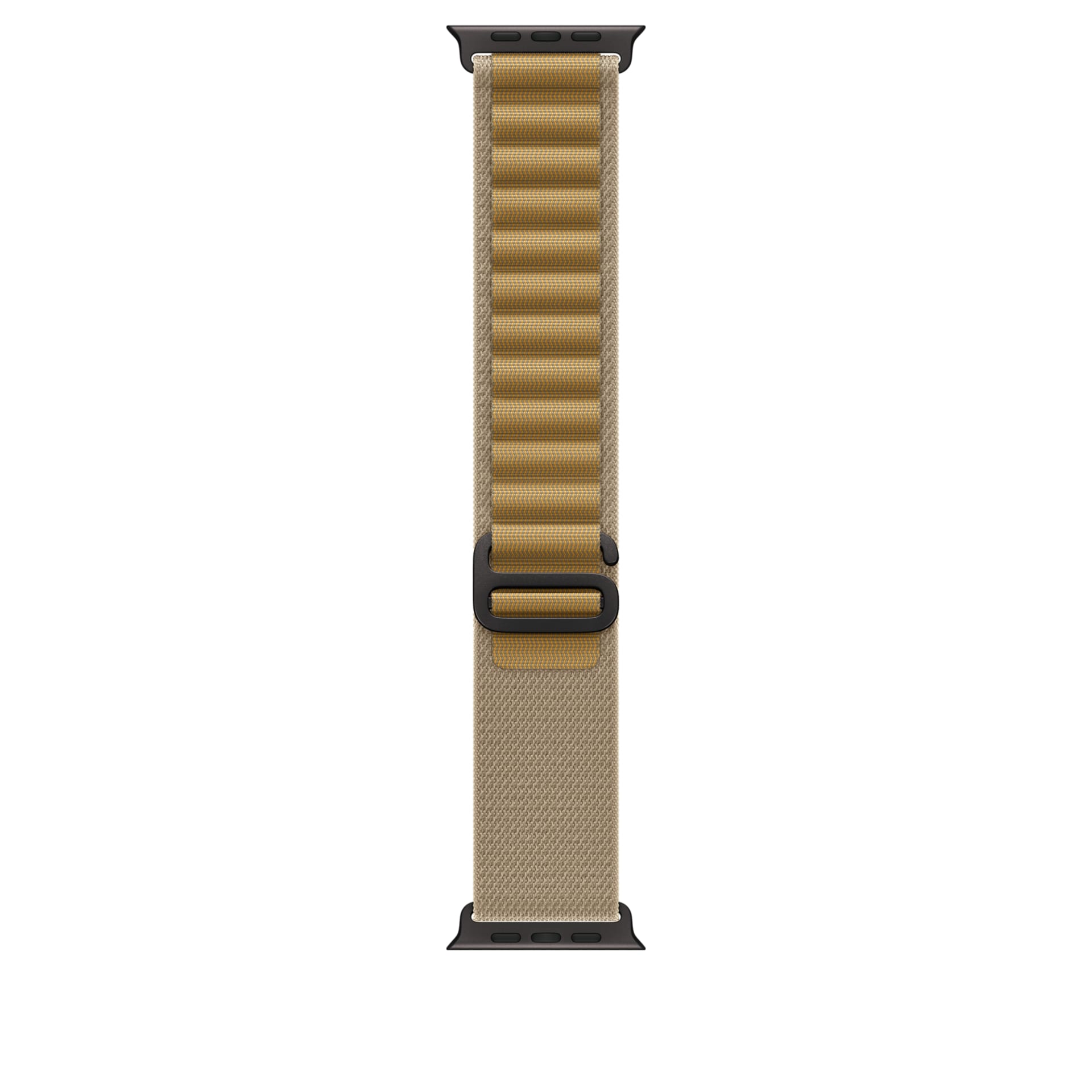 Apple Alpine Loop - Medium - Tan - For 49mm Case With Black Titanium ...