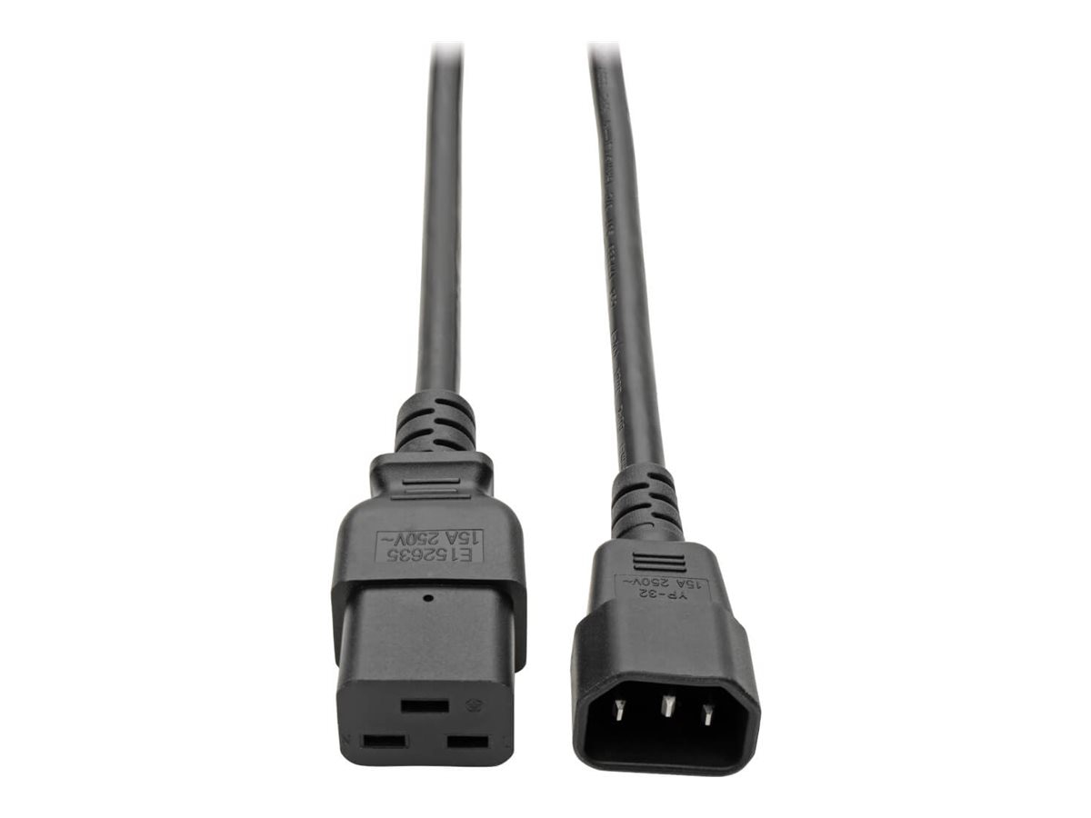 Eaton Tripp Lite Series Power Cord, C14 to C21 - Heavy-Duty, 15A, 250V, 14 AWG, 2 ft. (0.6 m ...