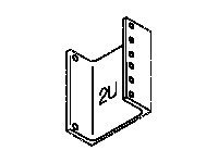 CPI Rack Channel Standoff - rack standoff - 2U - 12310-702 - Racks ...