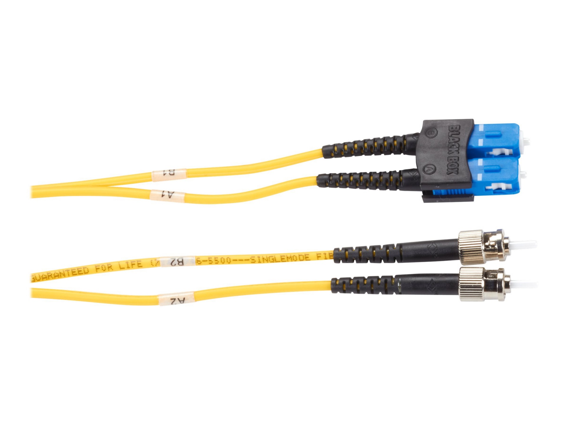 Black Box patch cable - 2 m - EFN310-002M-STSC - Fiber Optic Cables - CDW.com